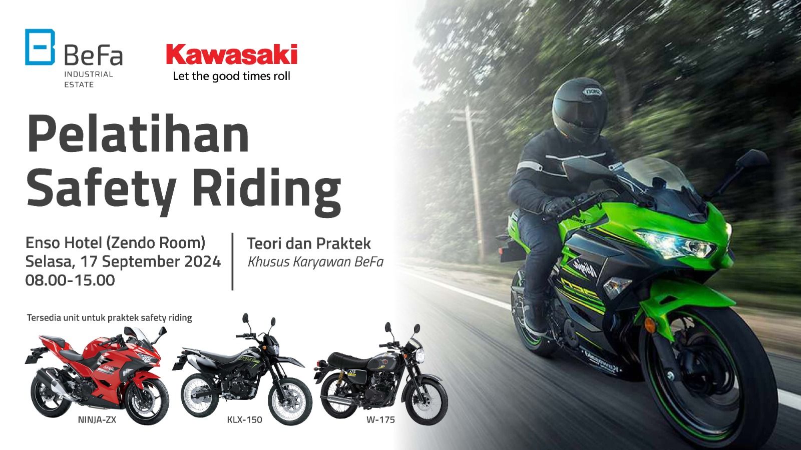 Pelatihan Safety Riding - MM2100 Industrial Town