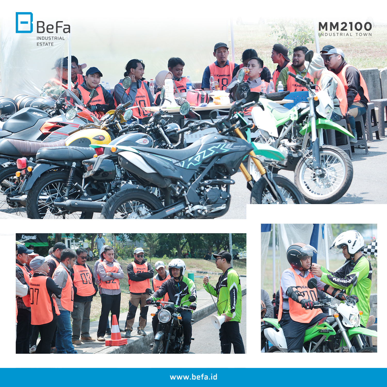 Pelatihan Safety Riding - MM2100 Industrial Town